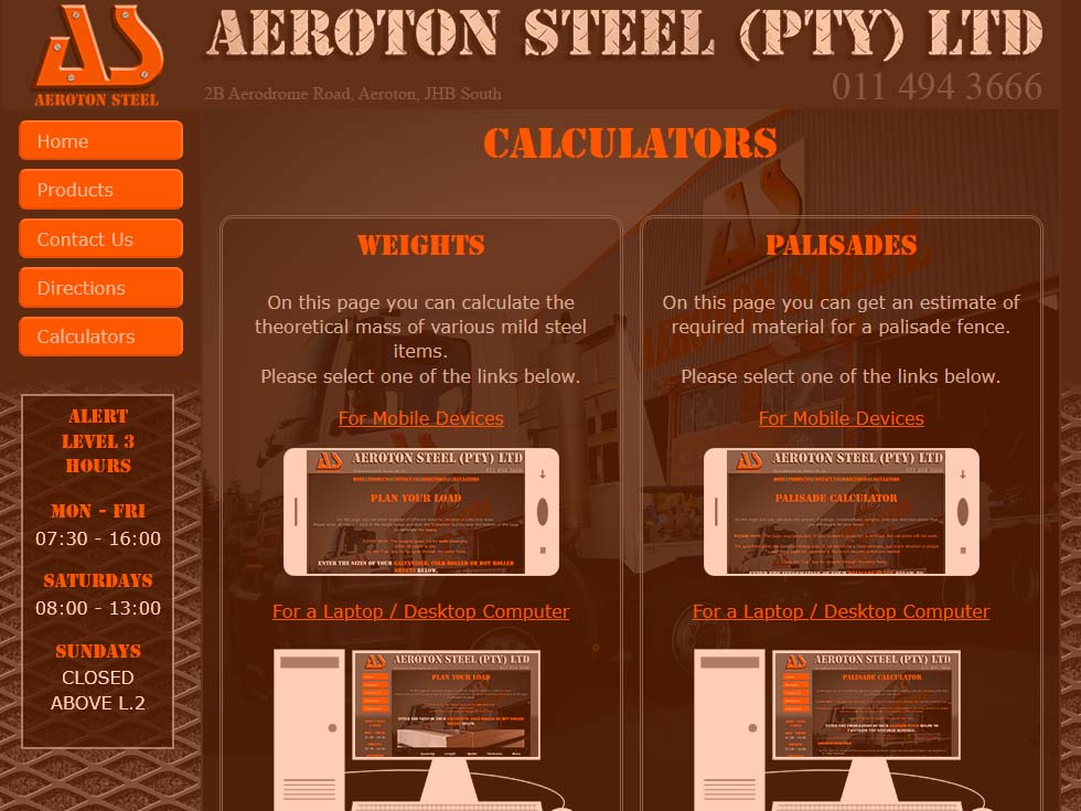 Aeroton Steel - Products